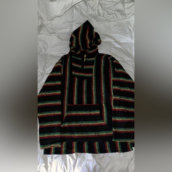 Franks | Sweaters | Franks Vintage 9s Rasta Baja Drug Rug | Poshmark